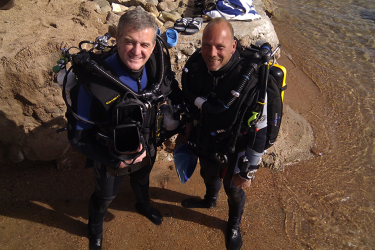 Mark Caney, author of Dolphin Way, profiled in DIVE - Dolphin Way